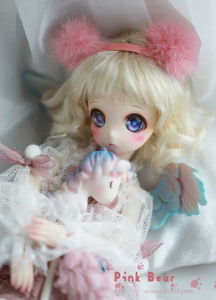 Dspot Online shop / ★SALE★DOLL ZONE / Pink Bear Fullset 【White Skin】