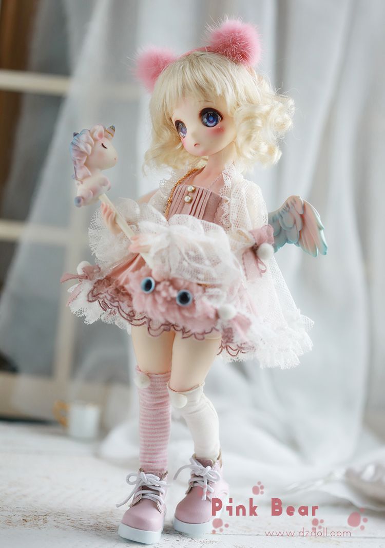 Dspot Online shop / ★SALE★DOLL ZONE / Pink Bear Fullset 【White Skin】